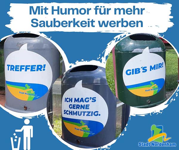 Wortwitz für Sauberkeit - Nordenham